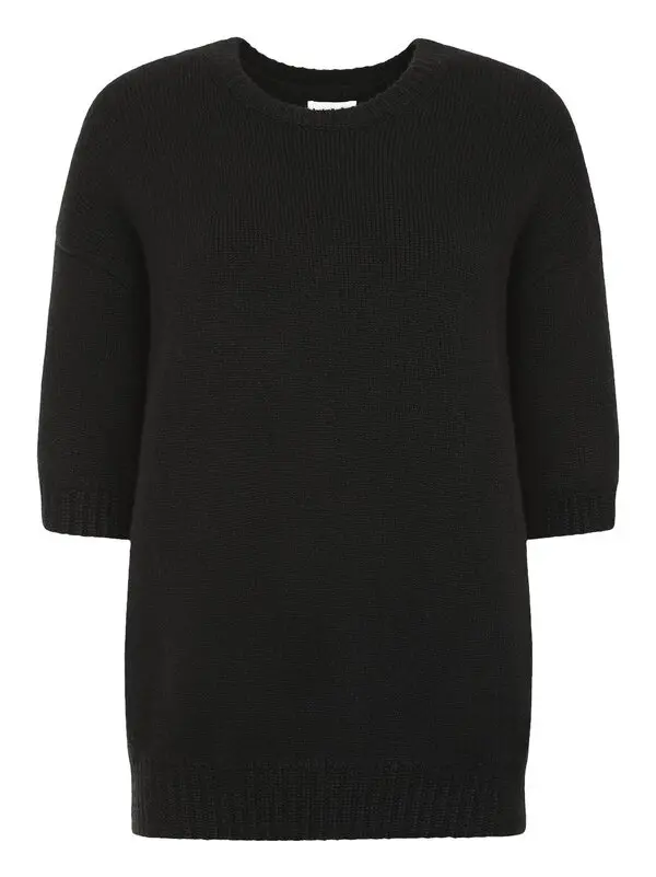 Khaite Mae Cashmere Sweater - Black