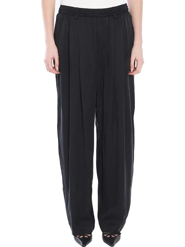 Alexander Wang Pre-styled Turn-down Waistband Trousers - Black