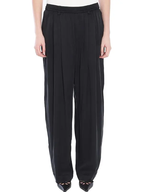 Alexander Wang Pre-styled Turn-down Waistband Trousers - Black