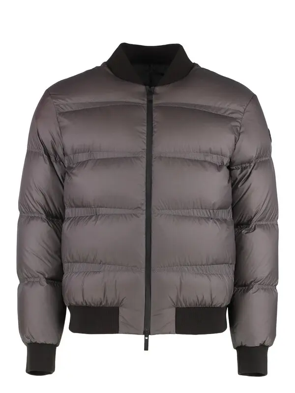 Moncler Vioz Short Down Jacket - Grey