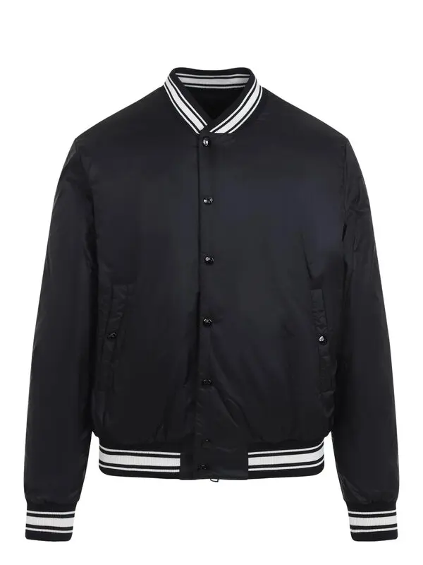 Moncler Bouchet Reversible Down Bomber Jacket - Black
