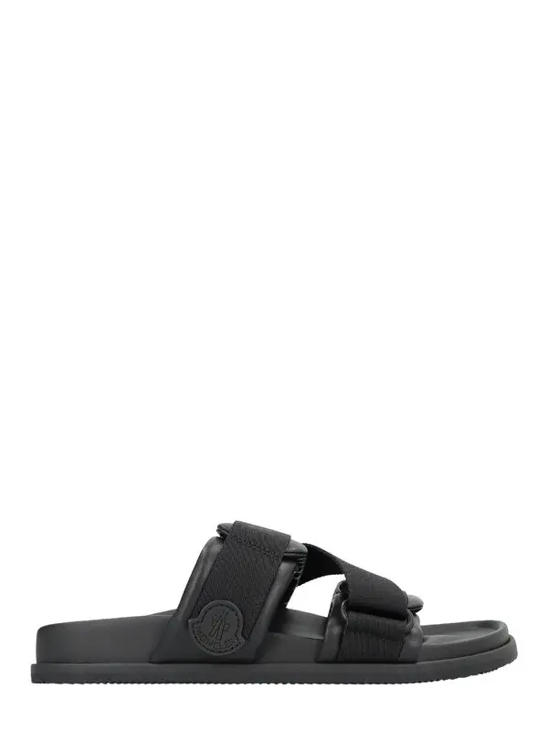 Moncler Mon Summer Sliders - Black