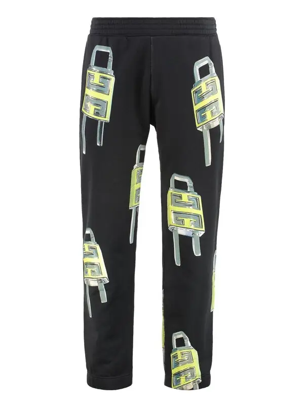 Givenchy Abstract Print Jogger Pants - Black