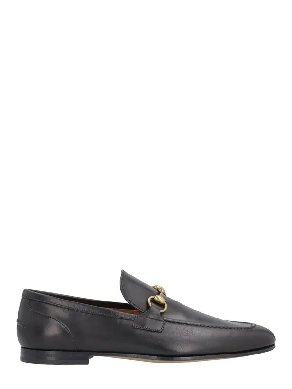 Gucci Jordaan Loafer With Horsebit Detail - Black