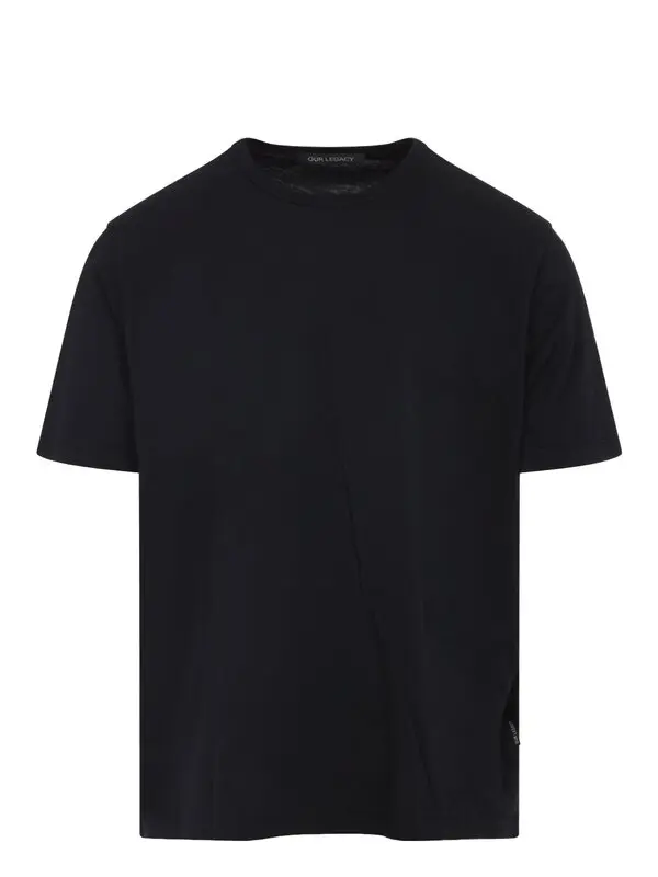 Our Legacy New Box T-shirt For Modern Fit - Black