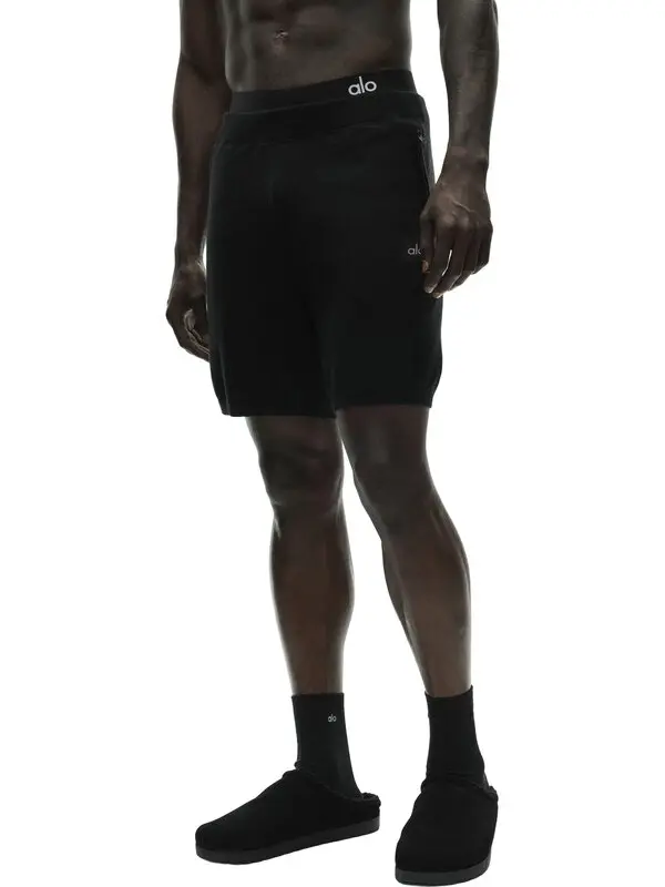Alo Yoga 7" Cotton Cashmere Ever Soft Short - Black