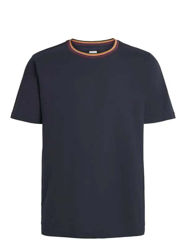 Paul Smith Cotton Artistic Trim T-shirt - Grey