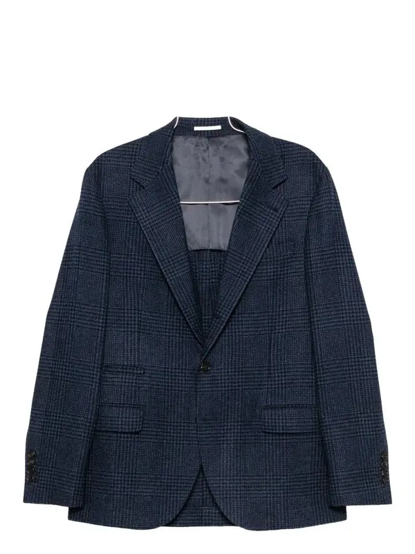 Brunello Cucinelli Wool Single-breasted Jacket - Blue