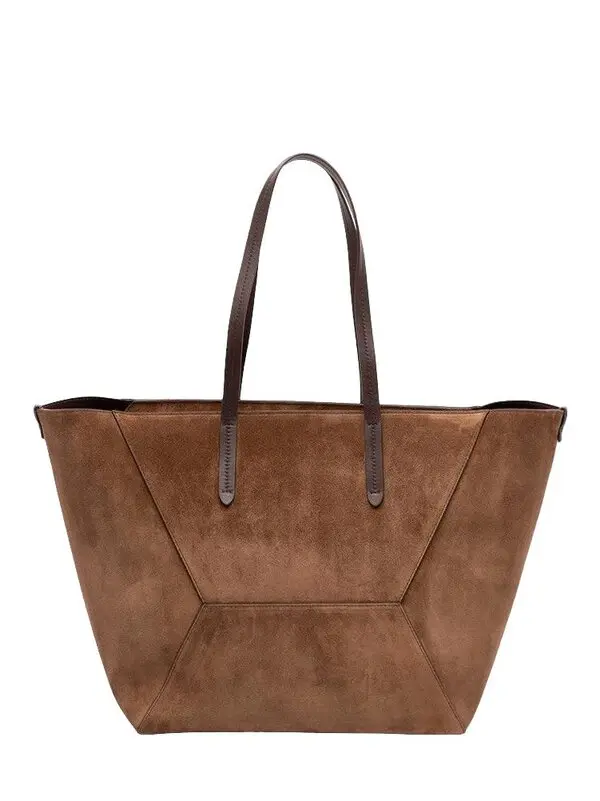 Brunello Cucinelli Suede Tote Bag - Multicolor