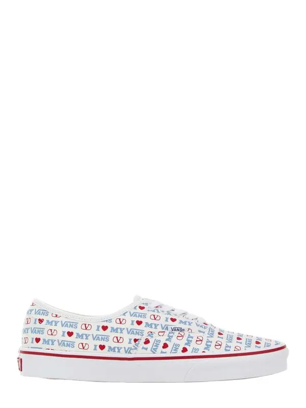 Valentino Garavani Printed Canvas X Vans Sneakers - Multicolor