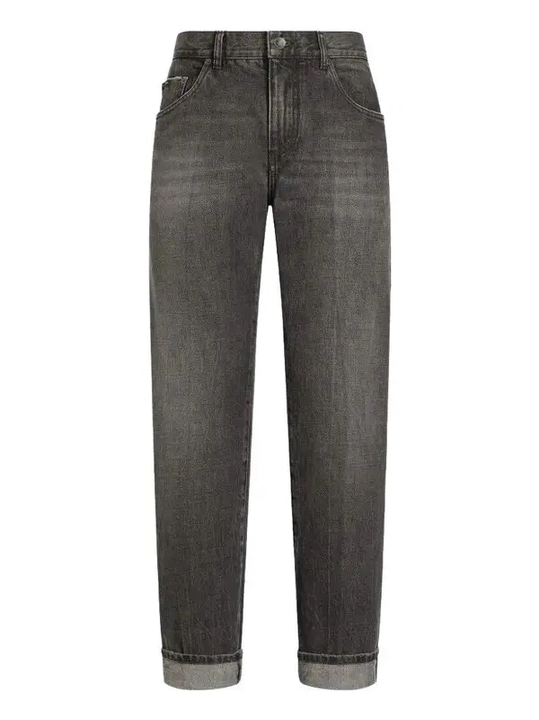 Dolce & Gabbana Straight Leg Jeans - Multicolor