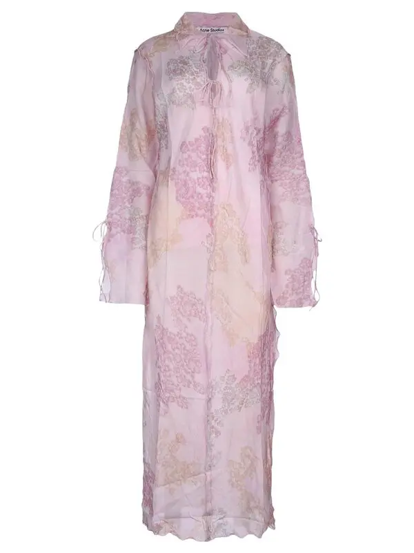 Acne Studios Printed Viscose Dress - Multicolor