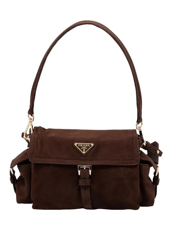 Prada Medium Suede Bag - Multicolor