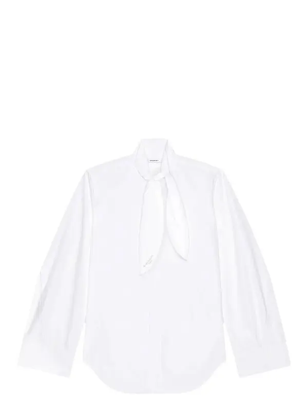 Givenchy Shirt With Neck Tie Detail - Multicolor