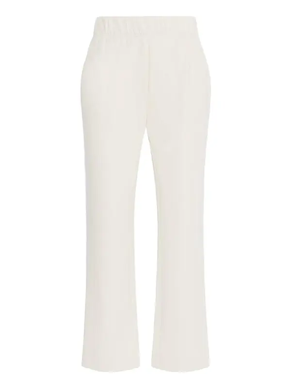 Max Mara Milano-knit Jersey Trousers - Ivory