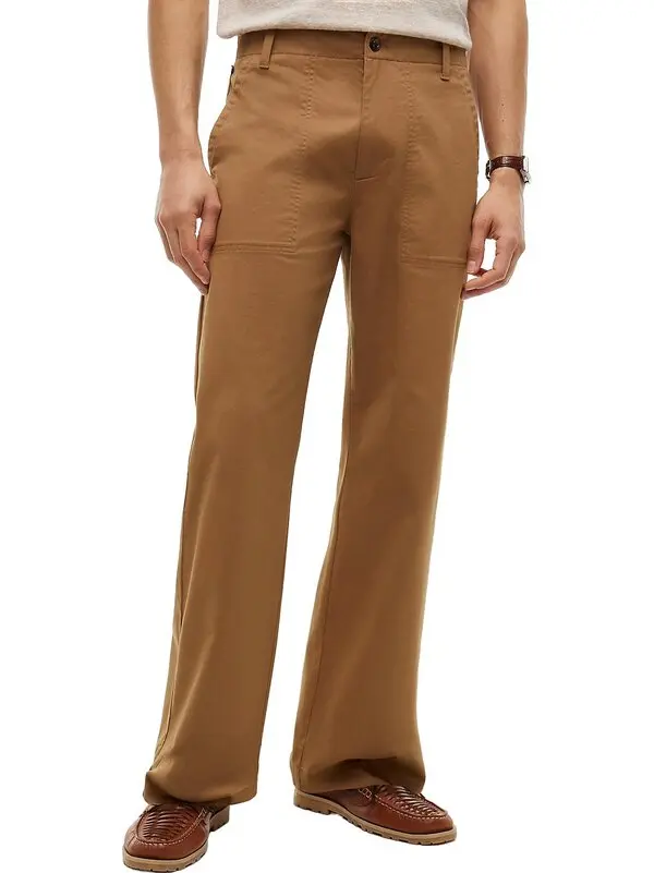 Tommy Hilfiger Stretch Twill Straight Chino Field Pant - Hickory
