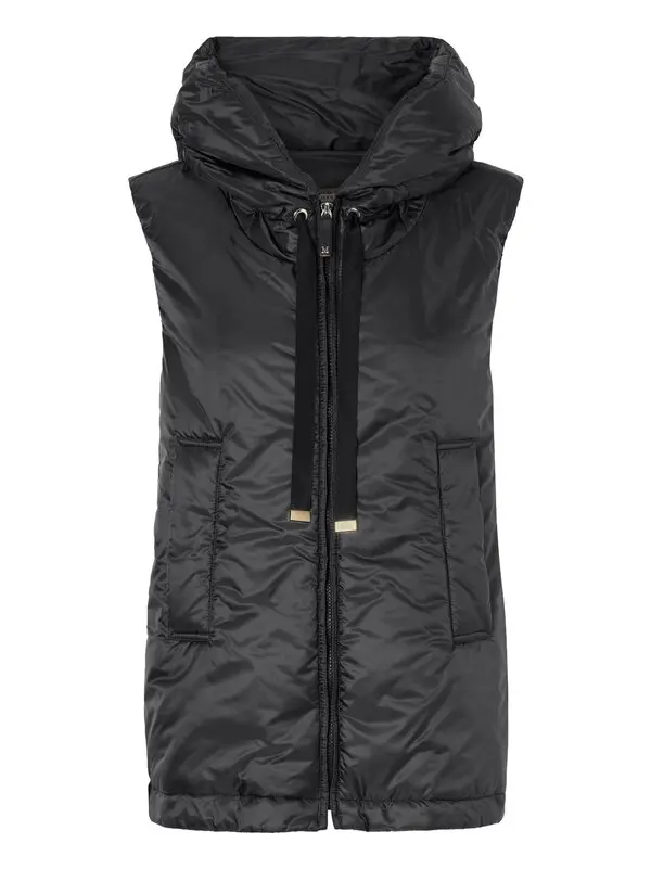 Max Mara Greengo Padded Shell Vest - Black