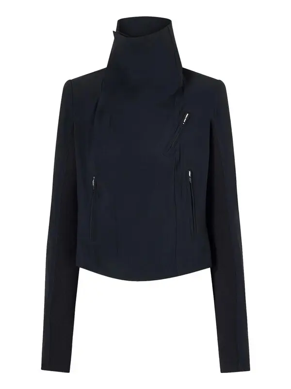 Rick Owens Classic Cady Biker Jacket - Black