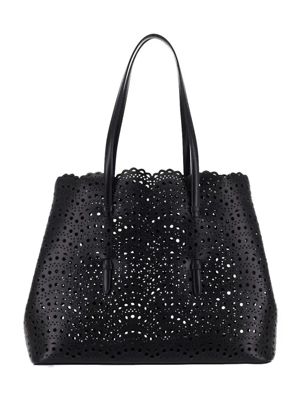 Alaïa Mina 37" Tote Bag - Black