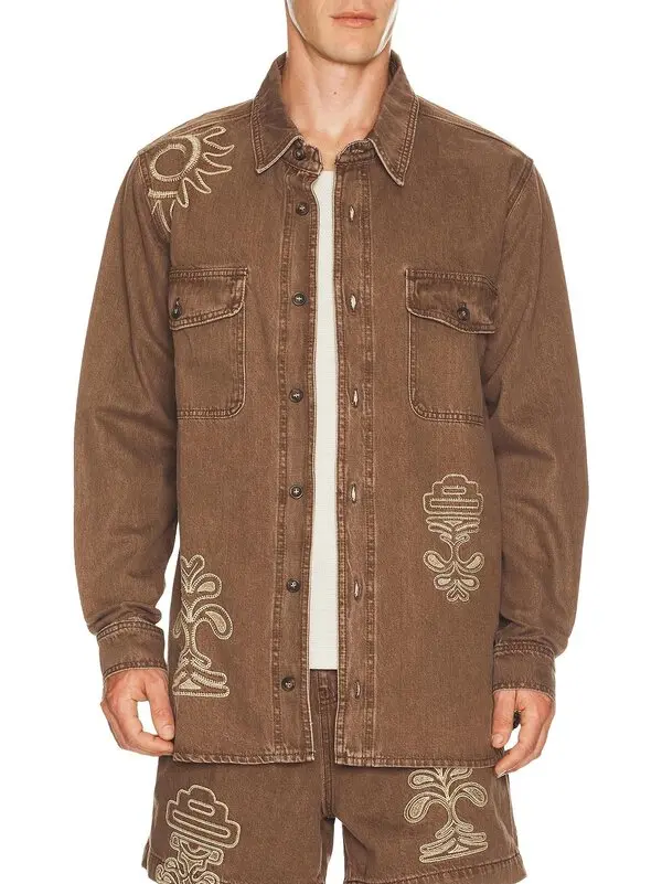 Agua Bendita Ethan Shirt - Brown