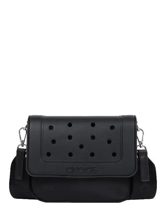 CROCS Classic Molded Crossbody Bag With Jibbitz Compatibility - Black
