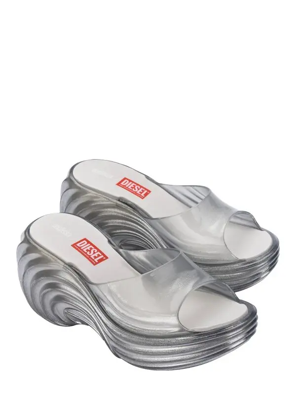 Melissa X Diesel Platform Slide Sandal - Transparent