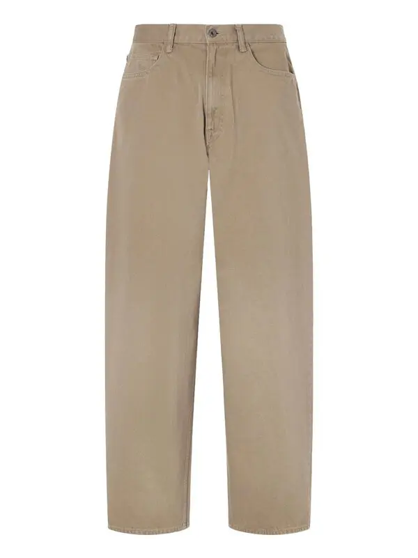 Kapital Wide-leg Cotton Trousers - Brown