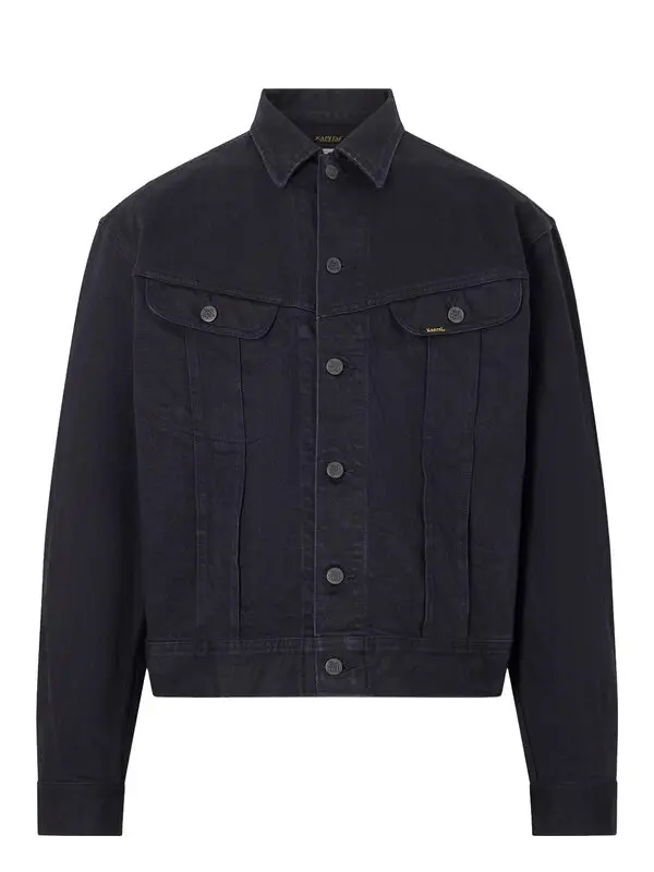 Kapital Wash Denim Jacket - Black
