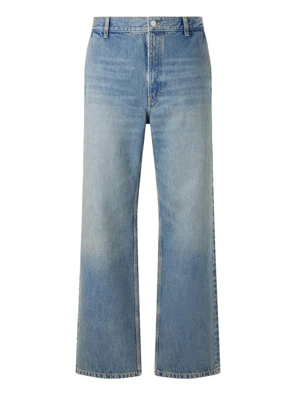 JEANERICA Genua Straight-leg Mid-rise Cotton Jeans - Blue
