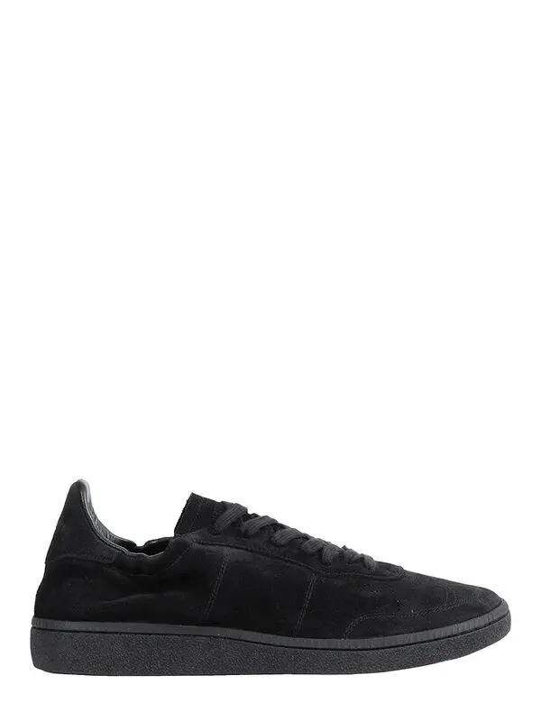 MAJOR STEP Suede Lace-up Sneakers - Black