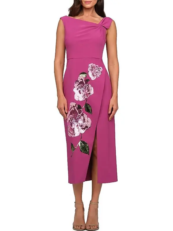 KAY UNGER Maeta Midi Dress - Aster