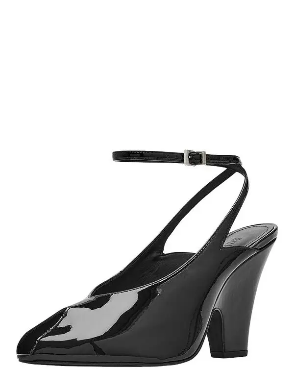 Schutz Liv Architectural Heel Pumps - Black