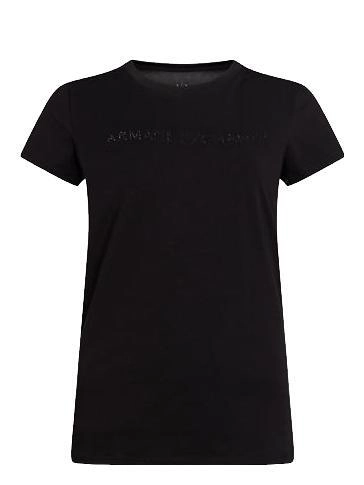 Armani Exchange Crystal Logo T-shirt - Black