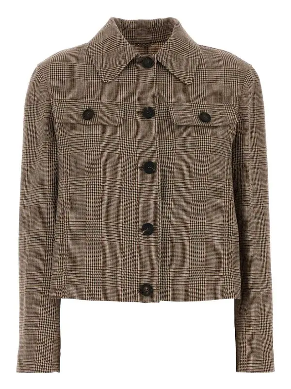 Brunello Cucinelli Embroidered Linen Blazer - Multicolor