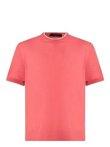 MOORER Virgin Wool Sweater - Red