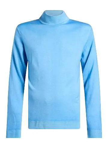 DANIELE FIESOLI Merino Wool Turtleneck - Blue