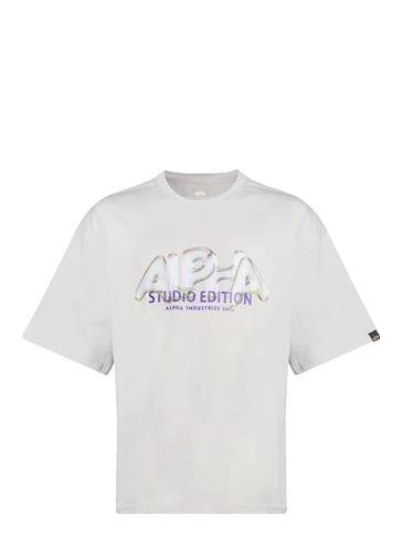 Alpha Industries T-shirt Size Cotton - Light Grey