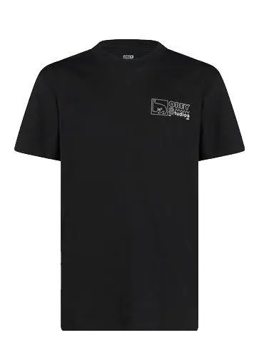 Obey T-shirt Size Cotton - Black