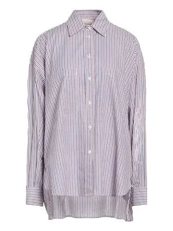 SEMICOUTURE Striped Cotton Shirt - Red