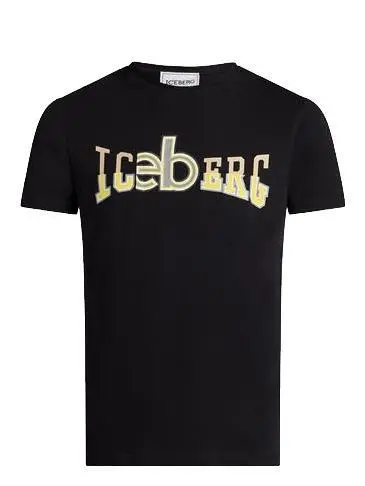 Iceberg T-shirt Size Cotton, Elastane - Black
