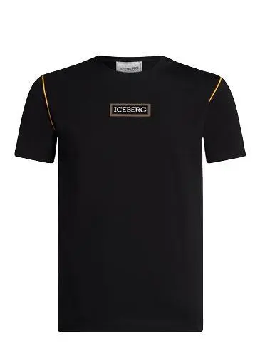 Iceberg T-shirt Size Cotton, Elastane - Black