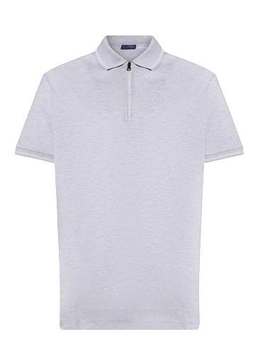 Paul & Shark Polo Shirt Size Cotton - Light Grey