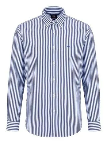 Paul & Shark Shirt Size Cotton - Navy