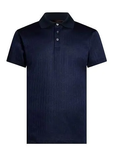 MOORER Polo Shirt Size Cotton - Navy
