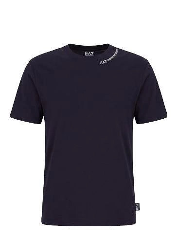 EA7 T-shirt Chocolate Size Cotton - Navy