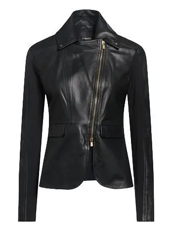 Pinko Leather Jacket - Black