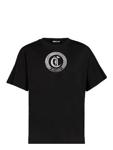 Just Cavalli T-shirt Size Cotton - Black