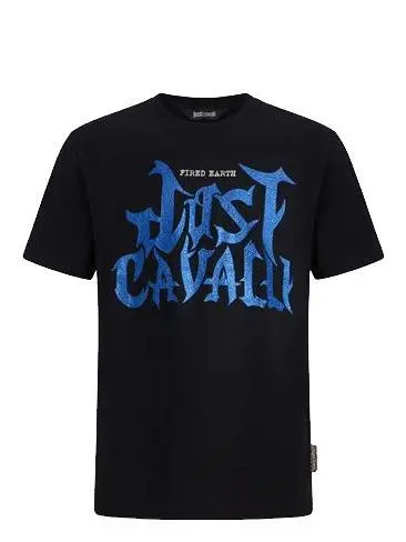 Just Cavalli T-shirt Size Cotton - Black