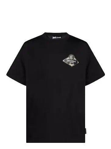 Just Cavalli T-shirt Size Cotton - Black