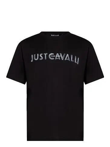 Just Cavalli T-shirt Size Cotton - Black